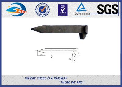 China Low Carbon Steel Railroad Track Spikes / Dog Spike With Arema Standard for sale