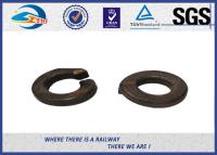 China Galvanized Zinc Plated Locking Washer For Bolt and Screw Spike Hardness 43 - 47 for sale