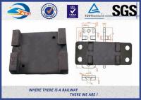 China Railroad Metal tie plate for Kazakhstan  , Metro Railway Tie Plate for sale