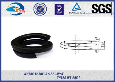 China 70# / 65Mn Double Coil Spring Locking Washer For Fastening Rails for sale