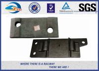 China Double Shoulder Forged Cast Rail Base Plate Hole Diameter 10MM for sale