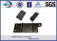 China Double Shoulder Forged Cast Rail Base Plate Hole Diameter 10MM for sale