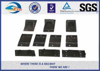 China Raw material Plain Surface Steel Tie Plate For Fixing Rail Fasteners for sale