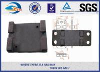 China Plain Color Cast or Forged Railroad Tie Plates For Rail UIC60 for sale