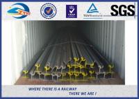 China 59R / 60R Grooved Railroad Steel Rail for Tram Rail BS EN14811 2006 U75V 12M for sale