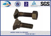 China Q235 5.6 8.8 Class HS26 / HS32 Railway Bolt Plain Railroad Bolts for sale