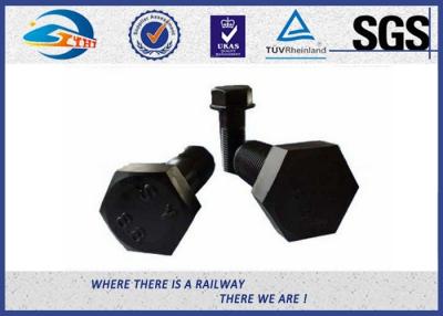 China SGS BV Railway Fastener Hex Head Anchor Bolt HDG Custom Diameter 18mm And 22mm for sale