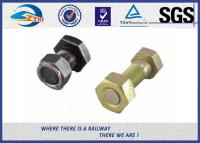 China SGS BV Railway Fastener Hex Head Anchor Bolt HDG Custom Diameter 18mm And 22mm for sale