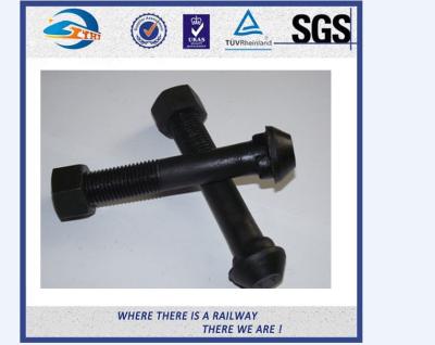 China Oxide Black 45# 40Cr Special Railway Bolt , Track Bolts And Nuts for sale
