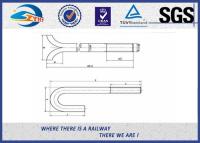 China Galvanized Special Railway Sleeper Bolts And Nuts Square U Type for sale