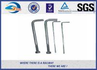 China Foundation L Type Anchor Railway Bolts Rail Fastening Products for sale