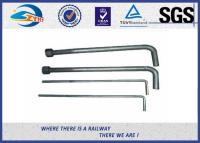 China Foundation L Type Anchor Railway Bolts Rail Fastening Products for sale