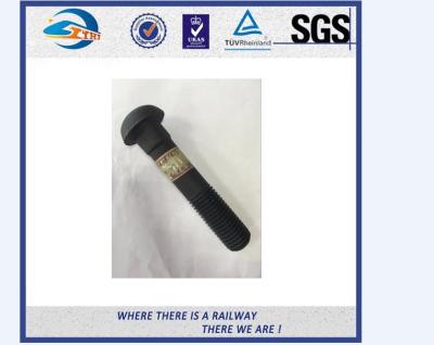 China Zinc Plated Forged Bolts Track Fish Bolts And Nuts For Railway for sale