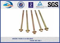 China Super Tunnel Bolt With Square Flange And Round Thread Metro Bolt And Fastener for sale