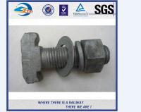 China Railway Sleeper Forged Railway Bolt , M20 M22 Fish Bolts And Nuts for sale