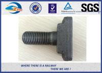 China 73181 59001 Speical T head Track Bolt / Fish Bolt Oxide 45#  8.8 Grade for sale