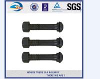 China Q235 35# Long Rod Galvanizing Hook Railway Bolt With Black Anodize for sale