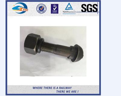China Black Anodize M14 M16 M18 Railway Bolt , Titanium Automotive Fasteners for sale