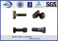 China Railway Button Head Oval Neck Track Bolts, Q235 Steel Grade 4.6 Black Bolt for sale