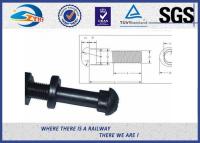 China Carbon Steel bolts and nuts , Black Oxide Railroad Bolt For Fish Plate for sale