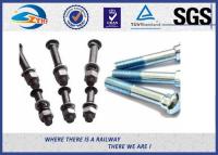 China Railway Bolt SGS Inspected , Black Rail Joint Bolt 40Cr Carbon Steel for sale