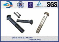 China Railway Bolt SGS Inspected , Black Rail Joint Bolt 40Cr Carbon Steel for sale