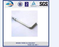 China High Hardness Oxide Black Oval Head Steel Railway Bolt With ANSI ASME for sale