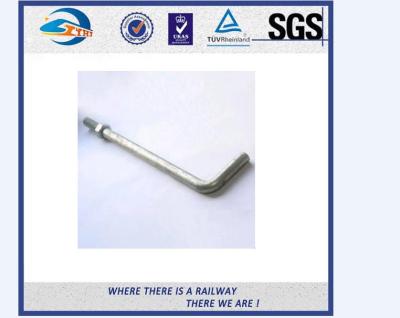 China High Hardness Oxide Black Oval Head Steel Railway Bolt With ANSI ASME for sale