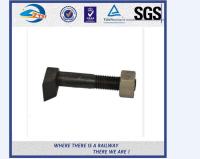 China High Strength Galvanised Bolt And Nut / Rail Bolt With Black Anodize for sale