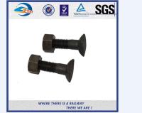 China Grade 4.8 / 8.8 Railway Bolt , Hot Galvanized Fish Bolt And Nut for sale