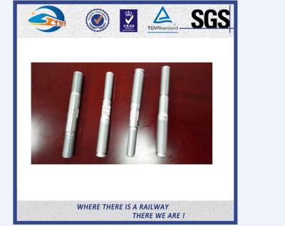 China DIN931 Project Tunnel Railway Bolts And Nuts With Zinc Plated Treatment for sale