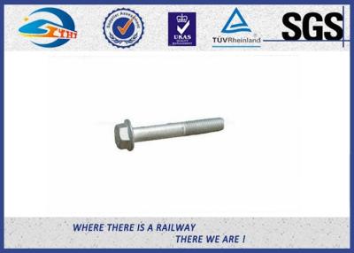 China DIN931 933 Hot Dip Galvanized Railway Bolt with 8.8 Grade 45# Steel material for sale