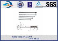 China DIN931 933 Hot Dip Galvanized Railway Bolt with 8.8 Grade 45# Steel material for sale