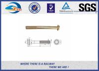 China DIN931 933 Hot Dip Galvanized Railway Bolt with 8.8 Grade 45# Steel material for sale