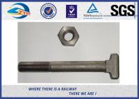 China ISO Steel 45 High Tensile Black Railway Bolt for Fastening Rails for sale