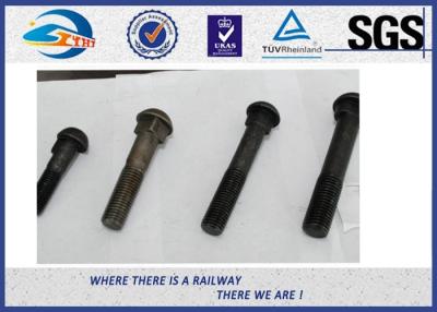 China ISO Steel 45 High Tensile Black Railway Bolt for Fastening Rails for sale