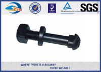 China Oxide Black Railway Bolt Nut for Fish Plate Grade 8.8 45 #  tunnel bolt for sale