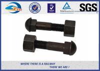 China Oxide Black Railway Bolt Nut for Fish Plate Grade 8.8 45 #  tunnel bolt for sale
