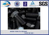 China Grade 10.9 Black Surface 45# steel Hexagon Head Bolt  For Railroad for sale