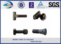 China Railroad Fastener Button Head Oval Neck Track Bolt with nuts and washers for sale