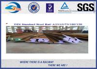 China Din 536 Crane Rail A100 A120 , Crane Rail A65 Material 700 900A for sale
