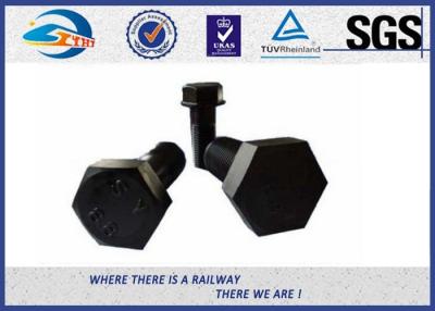 China Hexagon Railway Sleeper Bolts T Head with Nut / Washer M16 HDG Galvanizing for sale