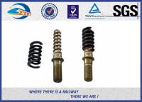 China Hot Galvanizing Double Ended Screw Bolt Railway Bolt Steel With bitumen Dacromet for sale