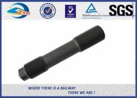 China Hot Galvanizing Double Ended Screw Bolt Railway Bolt Steel With bitumen Dacromet for sale