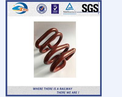 China 60Si2MnA 60Si2CrA Railway Track E Clips Fasteners 44HRC - 48HRC for sale