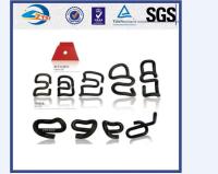 China Customized 55Si2Mn 38Si7 Elastic Rail Clips , E Clips Railway Fasteners for sale