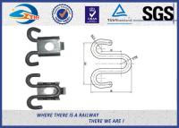 China Customized 55Si2Mn 38Si7 Elastic Rail Clips , E Clips Railway Fasteners for sale