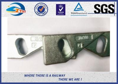 China Carbon Steel Two - Holes Rail Clips/Q235 A100 QU100 Crane Track Clamp for sale