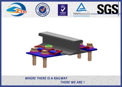 China Rubber Pad  / Elastic Clip And Base Plate Rail Fastening System SKL12 For Subway for sale