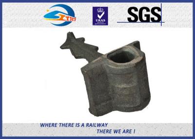 China Elastic Rail Clip Plain Surface Cast Iron 5.6 Grade Rail Shoulder For Fixing for sale